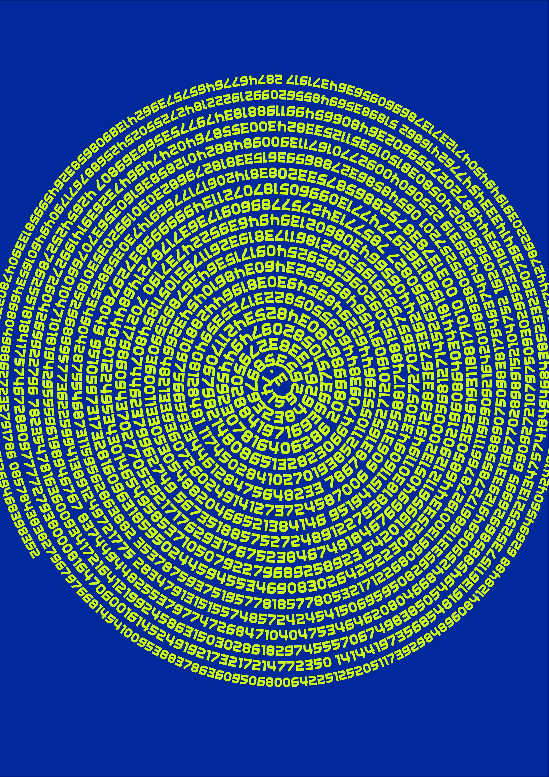 Printable Digital Pi Poster - Etsy