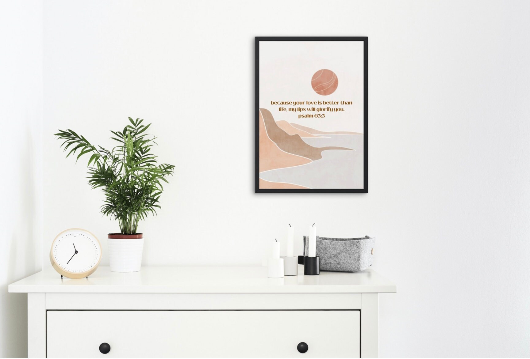 CHRISTIAN WALL DECOR / Bible Verse Art / Biblical Art / Christian Art ...