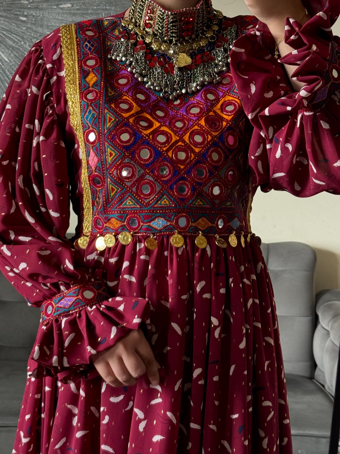 Afghan Red Dress - Etsy