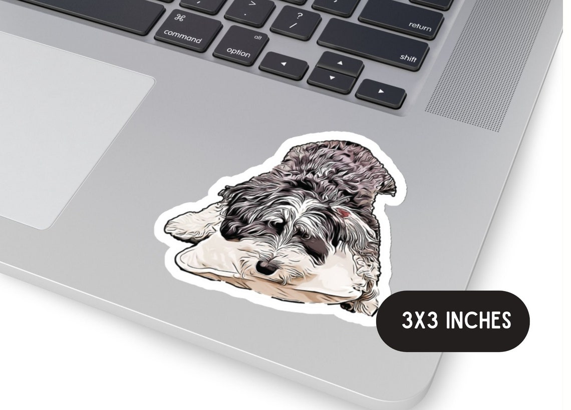 Bernedoodle Stickers, Dog Sticker, Doodle Mom, Bernedoodle Gifts ...