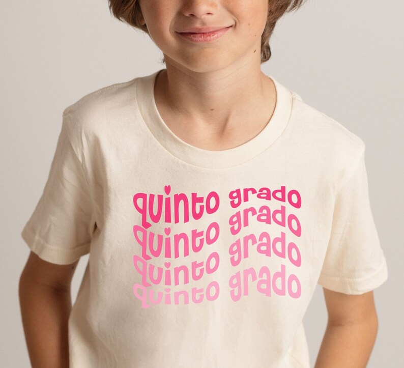 Hola Quinto Grado Hello Fifth Grade Tshirt Spanish Kids Shirt Espanol ...