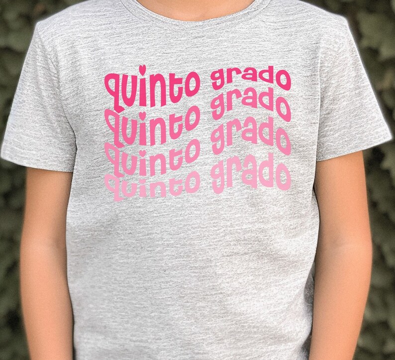Hola Quinto Grado Hello Fifth Grade Tshirt Spanish Kids Shirt Espanol ...