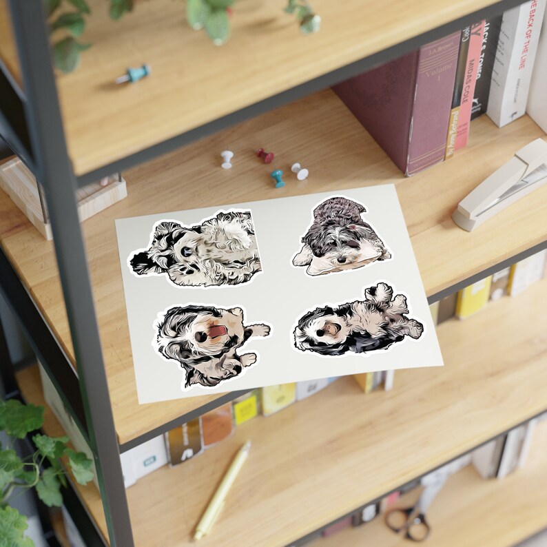 Bernedoodle Stickers, Dog Sticker, Doodle Mom, Bernedoodle Gifts ...