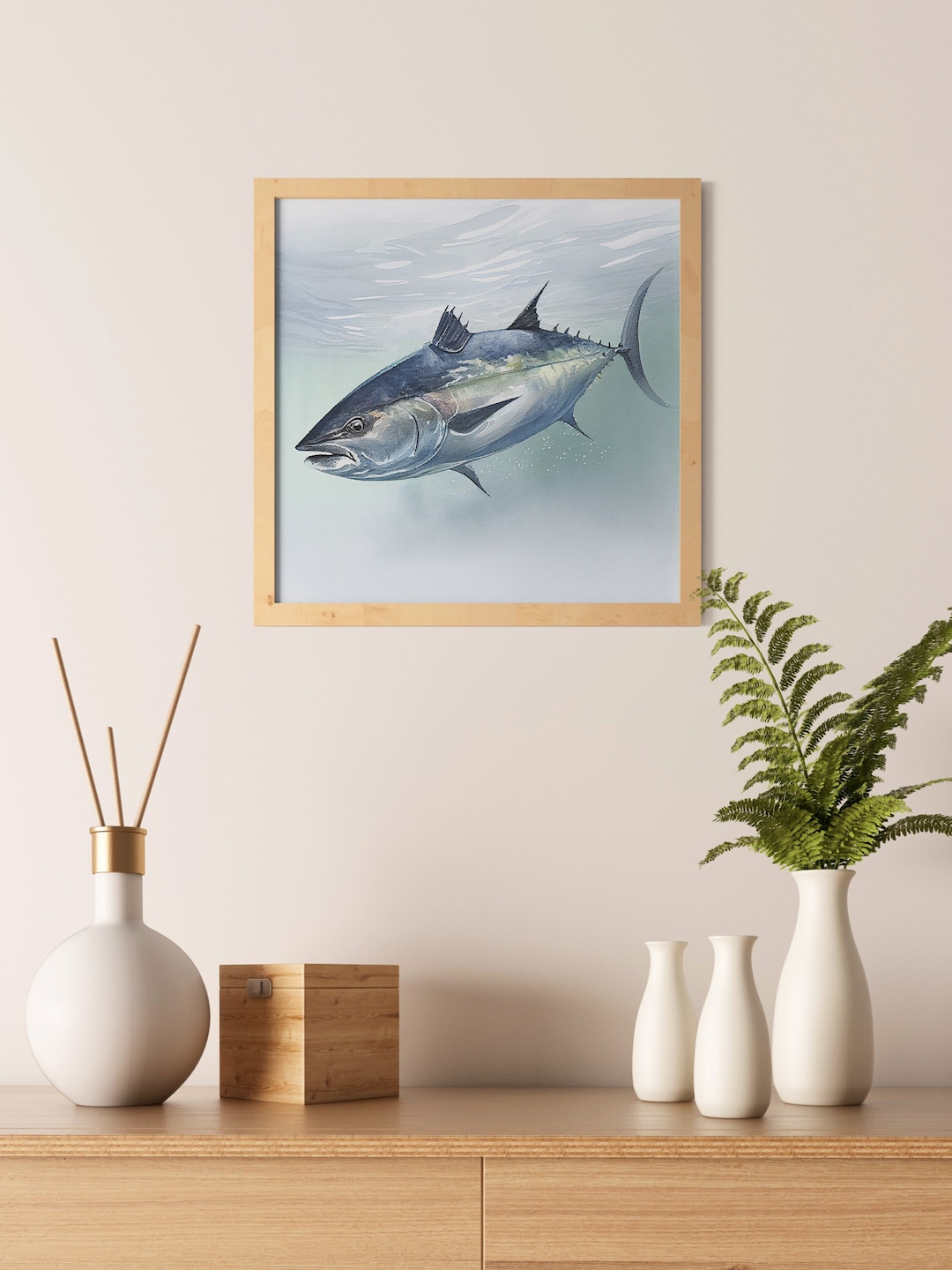 Bonito Watercolour Painting Printable Wall Art, Digital Download - Etsy