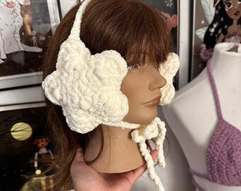 Crochet Star Earmuffs Made to Order - Etsy