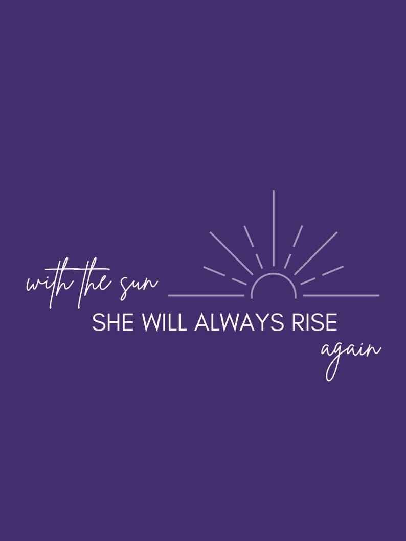 Inspirational Digital Wall Art - She Will Rise - Female Empowerment Art ...