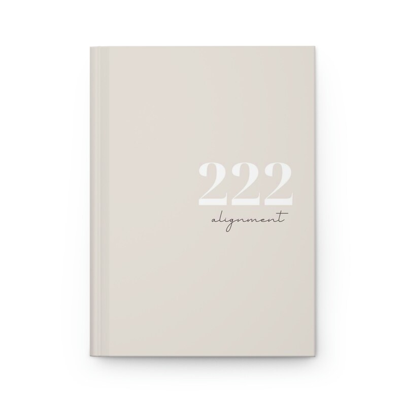 Angel Numbers 222 Alignment Hardcover Journal Matte Lined Notebook - Etsy