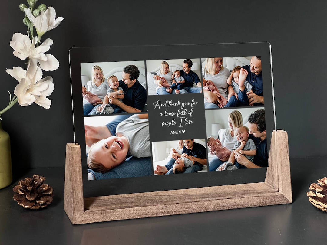 Personalized Family Acrylic Plaque Family Photo Frame Custom - Etsy