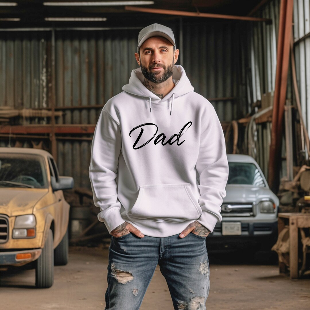 Dad Minimalist Heavy Blend™ Hooded Sweatshirt, First Time Dad ...