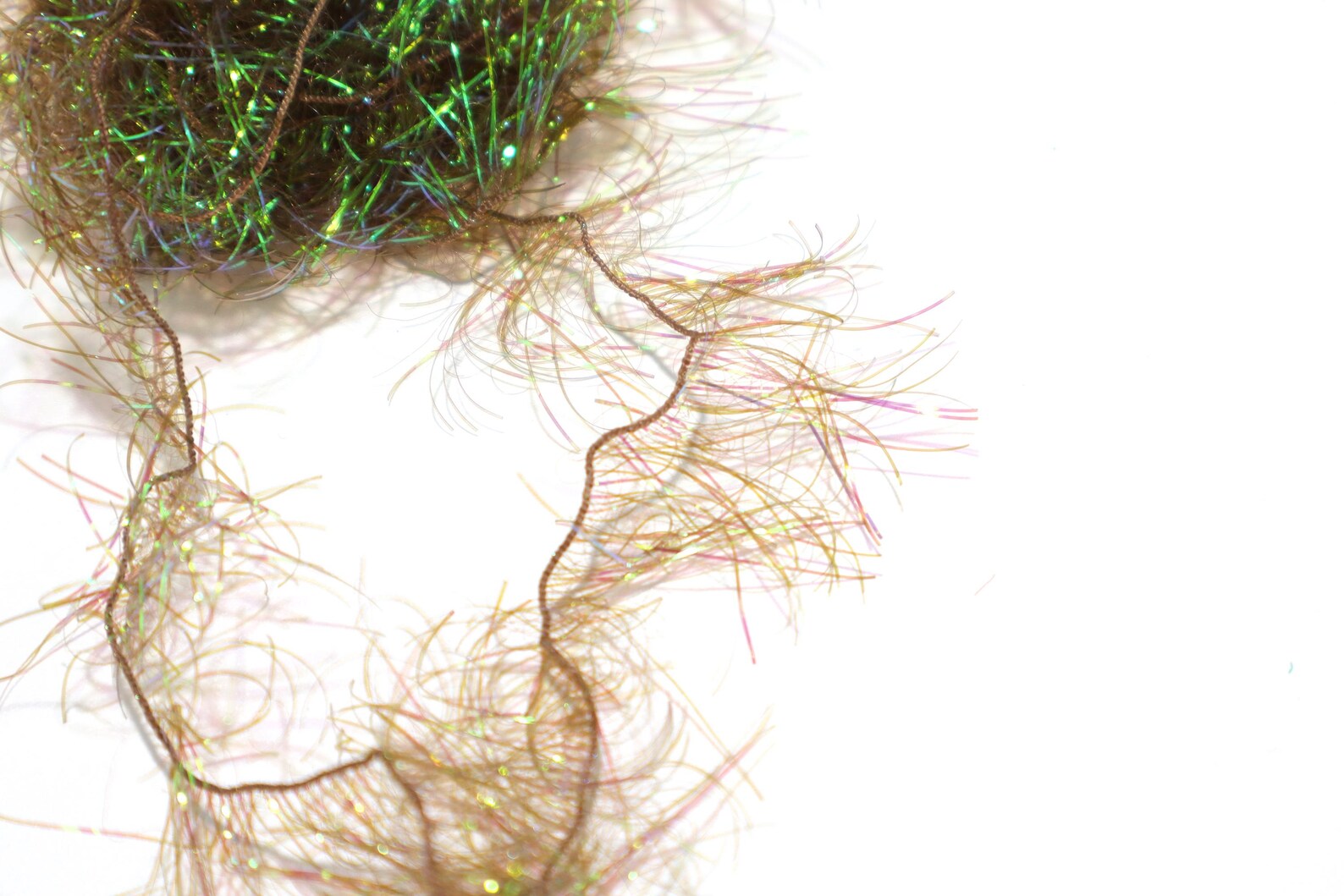 Arctic Ice Chenille Palmer Pearl Fibers: 10' Length Fly Tying Material ...