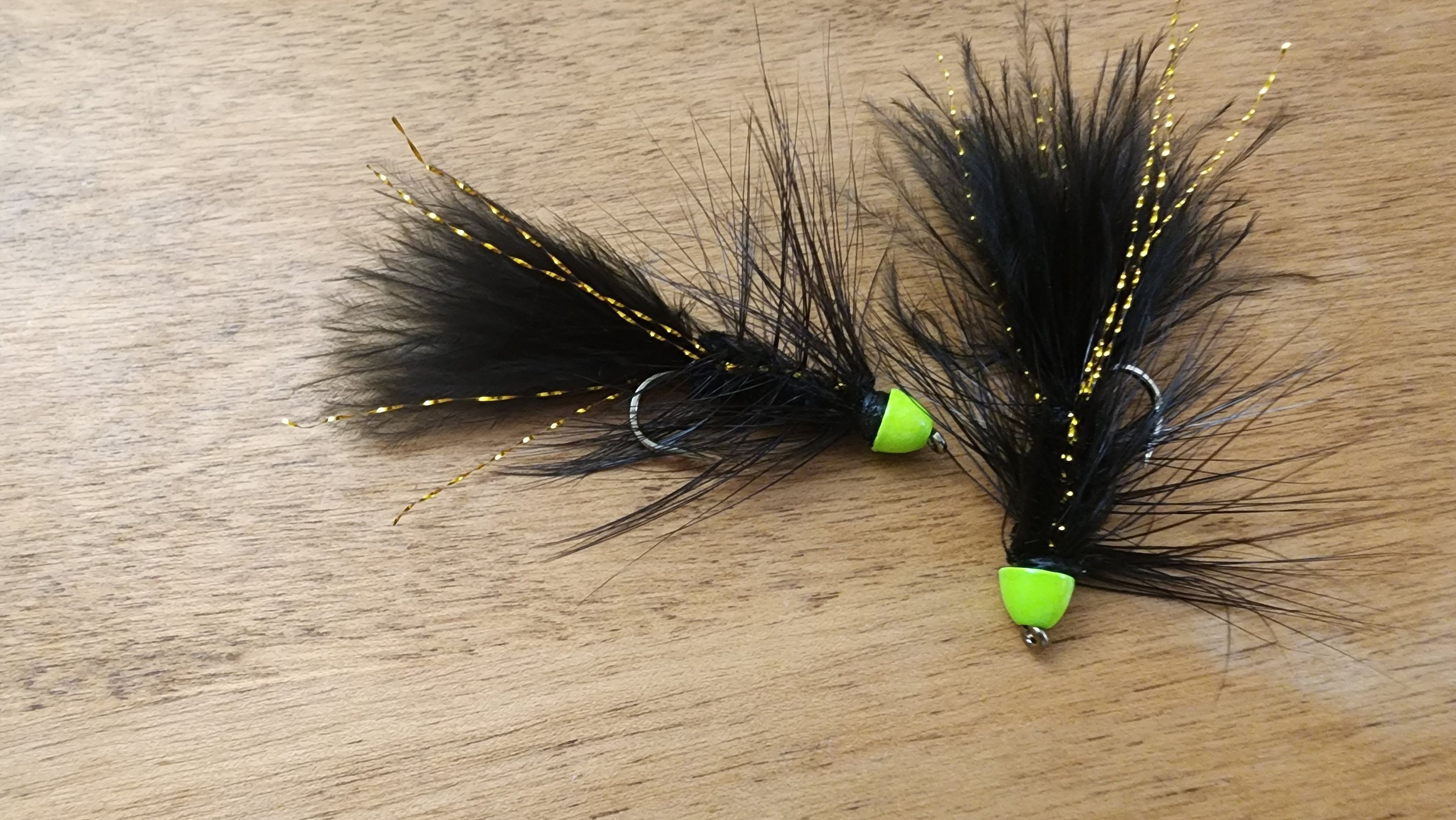 Fly Fishing Woolly Bugger - Sneaky Bug - Cone Head Streamer for Salmon ...