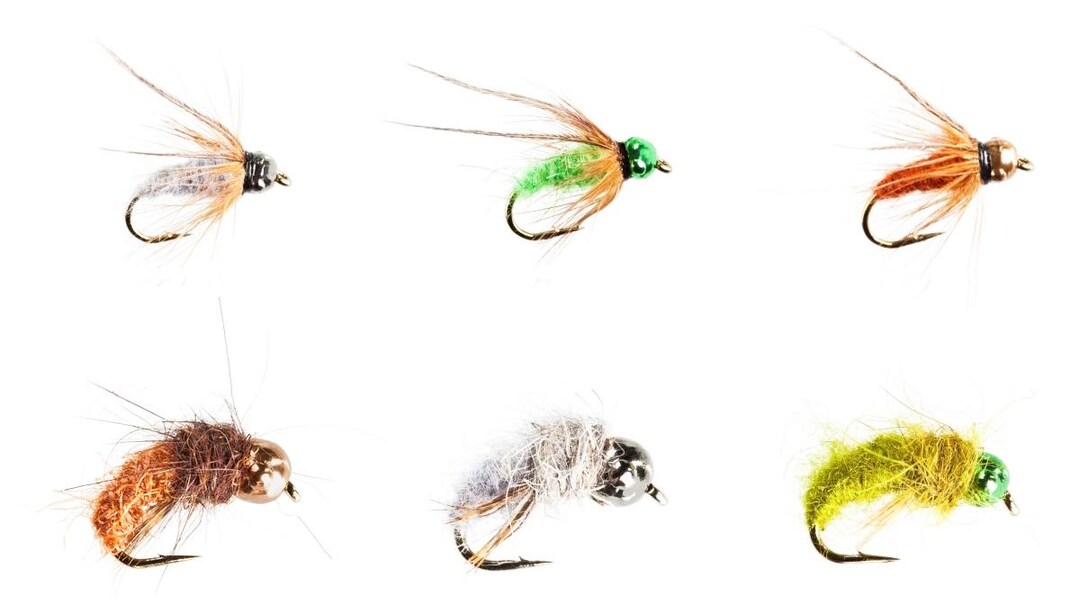 Caddis Pupa and Larva - 6 Pack - Exclusive Flies - Fly Fishing Flies ...