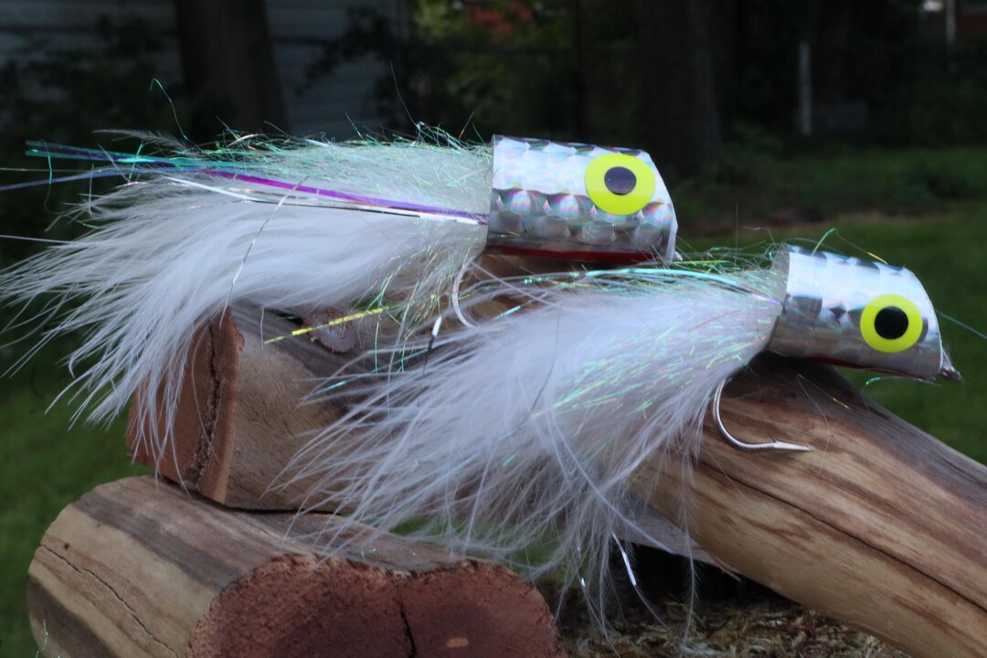 Bass Fishing Top Water Dive Banger Popper Fly - Handcrafted Fly for ...