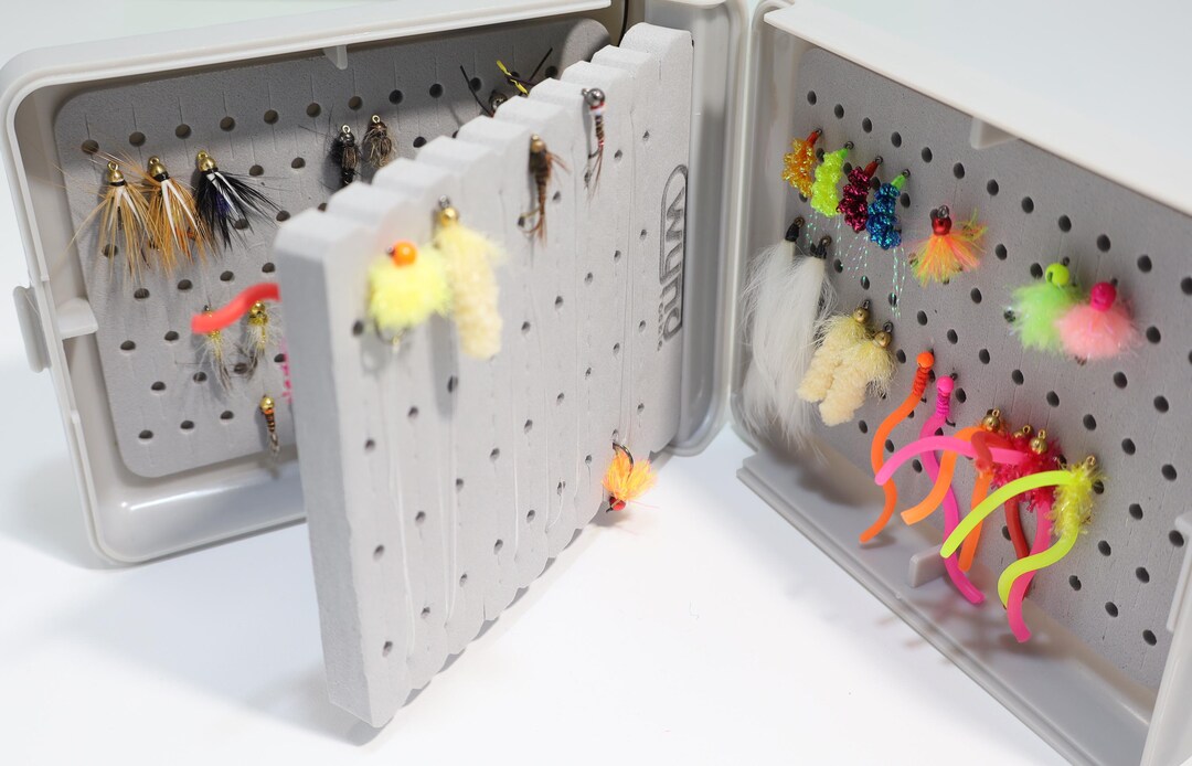 Steelhead Trout Fly Fishing Nymph Assortment: Wynd Fly Box, Rigs ...