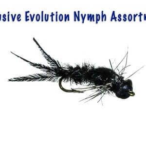 Realistic Nymph Fly Fishing Assortment: Tungsten Head Flies - Etsy