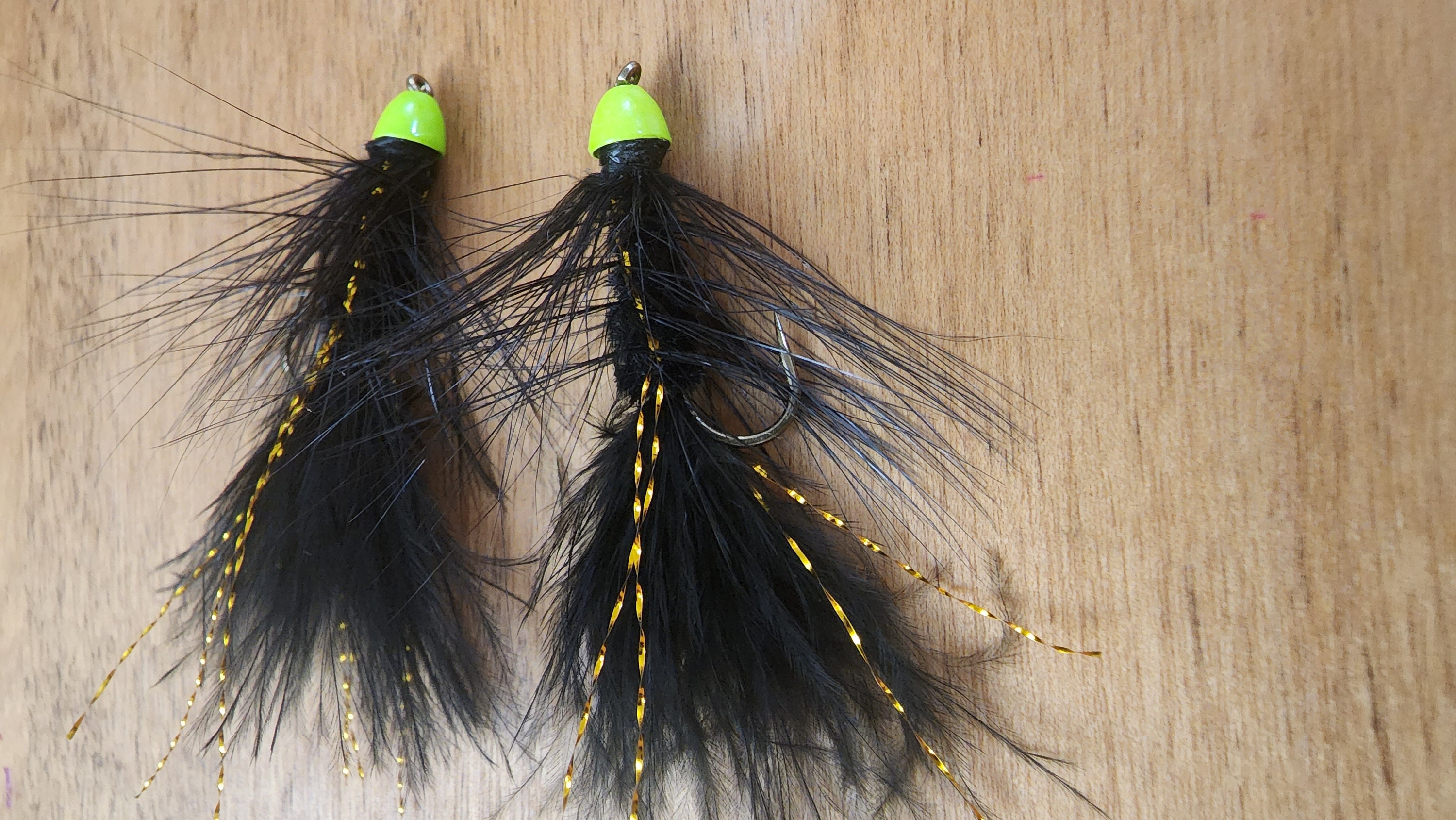 Fly Fishing Woolly Bugger - Sneaky Bug - Cone Head Streamer for Salmon ...