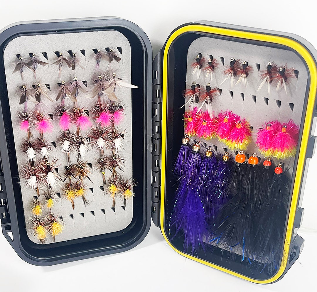 Ultimate Trout Fly Fishing Set: Premium Handmade Dry Flies & Wooly ...