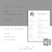 Resume Template With Photo, Professional Resume Template for Word ...