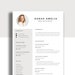 Resume Template With Photo, Professional Resume Template for Word ...