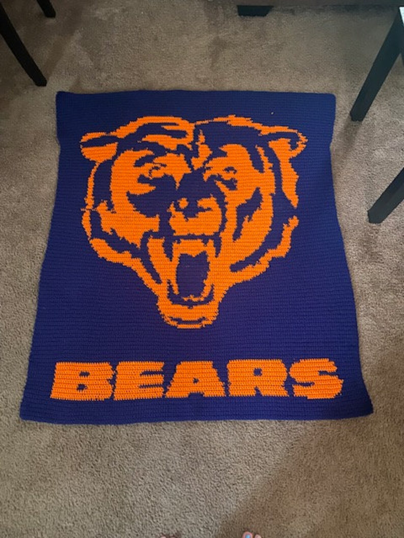 Chicago Bears Graphgan Pattern Only - Etsy