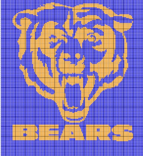 Chicago Bears Graphgan Pattern Only - Etsy