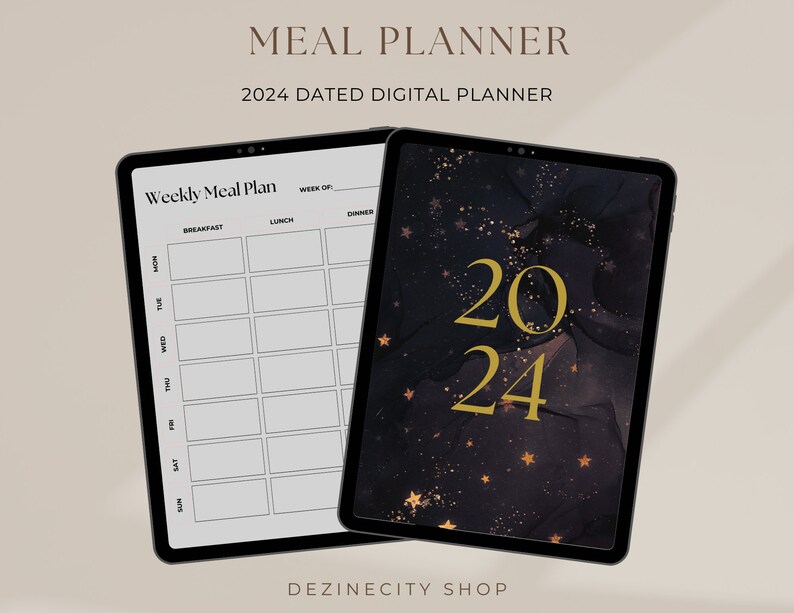 Weekly Meal Planner, Digital Meal Planner, Goodnotes iPad Planner, Meal ...