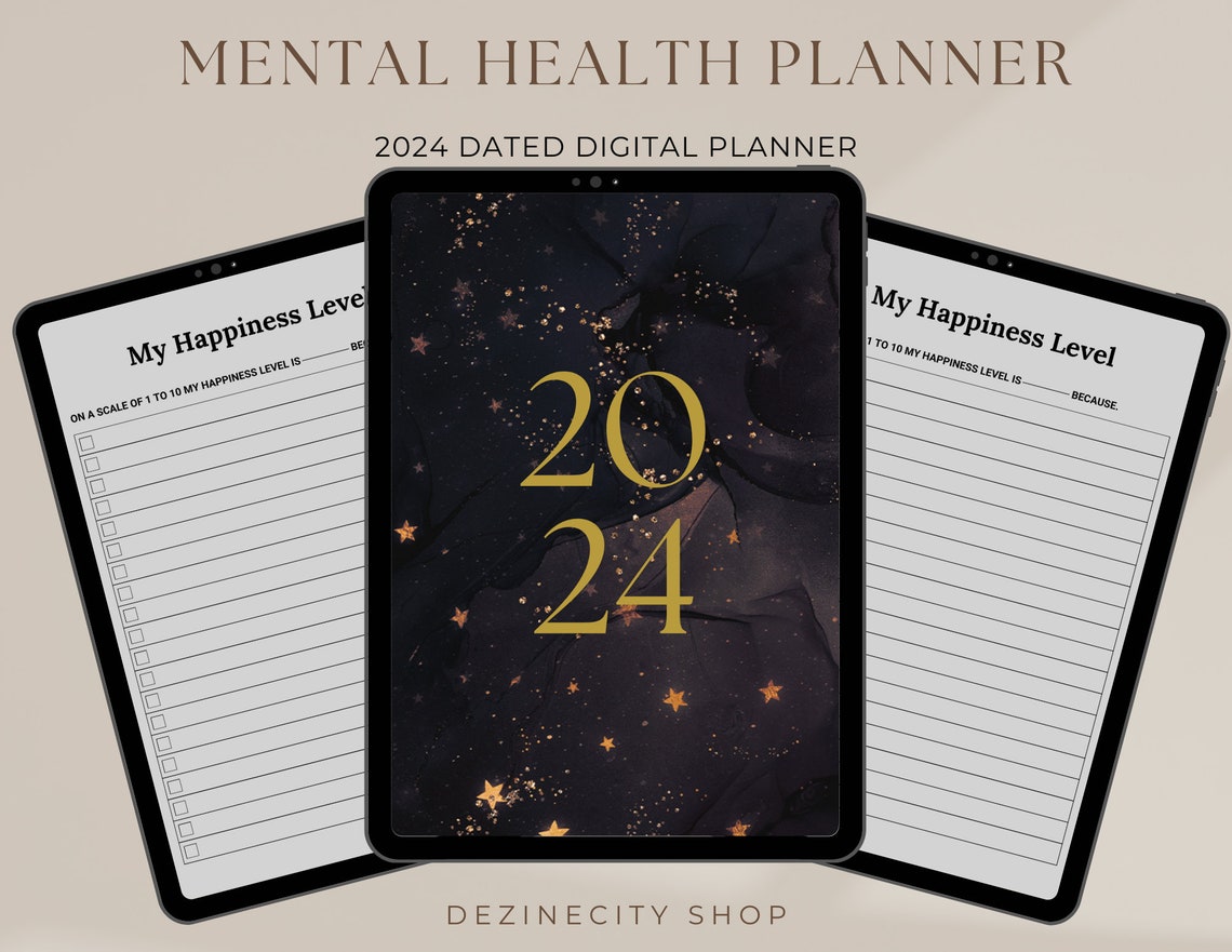Mental Health | Planner| Fitness Planner| Wellness Planner| Digital ...