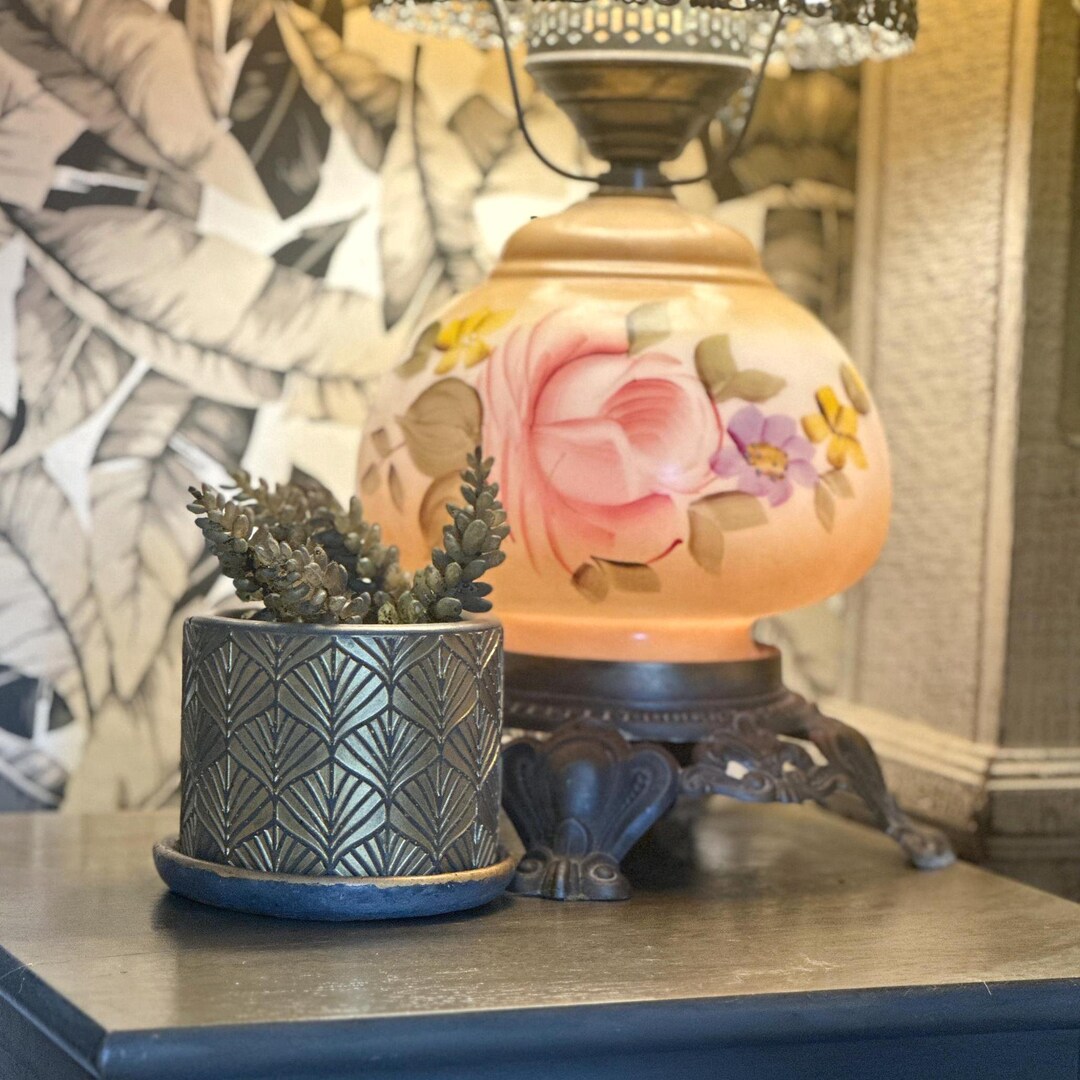 Retro Vintage Style Planter Pot With Drip Tray - Etsy