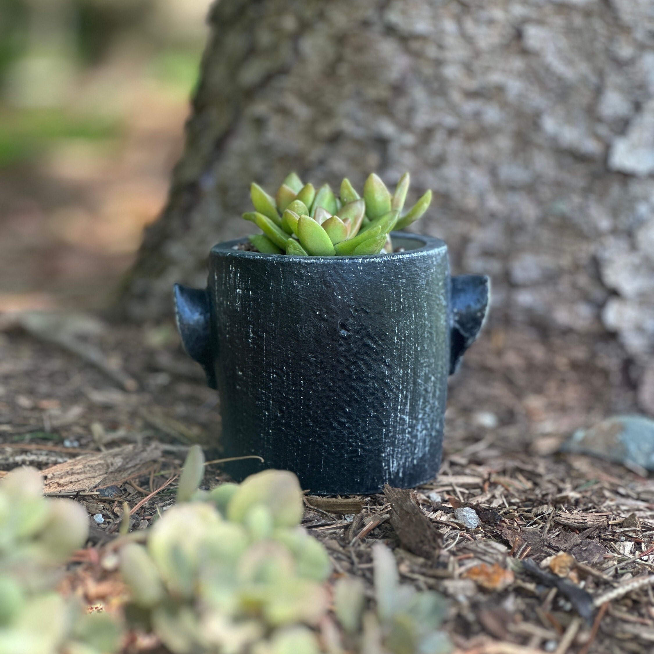 Ogre Gargoyle Vampire Halloween Planter Pots, Indoor/outdoor - Etsy