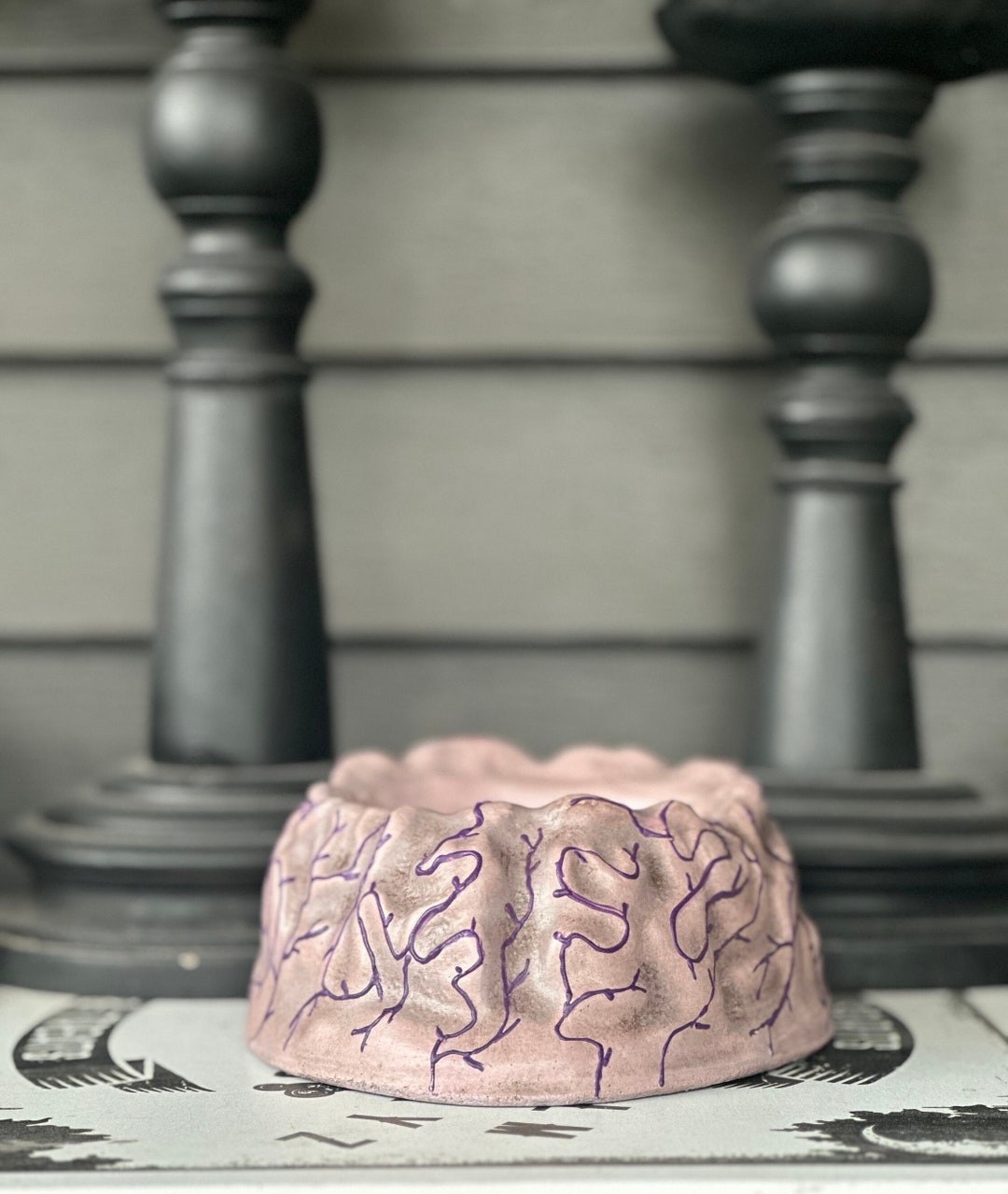 Concrete Brain Planter Pot With Drainage, Indoor Outdoor - Etsy