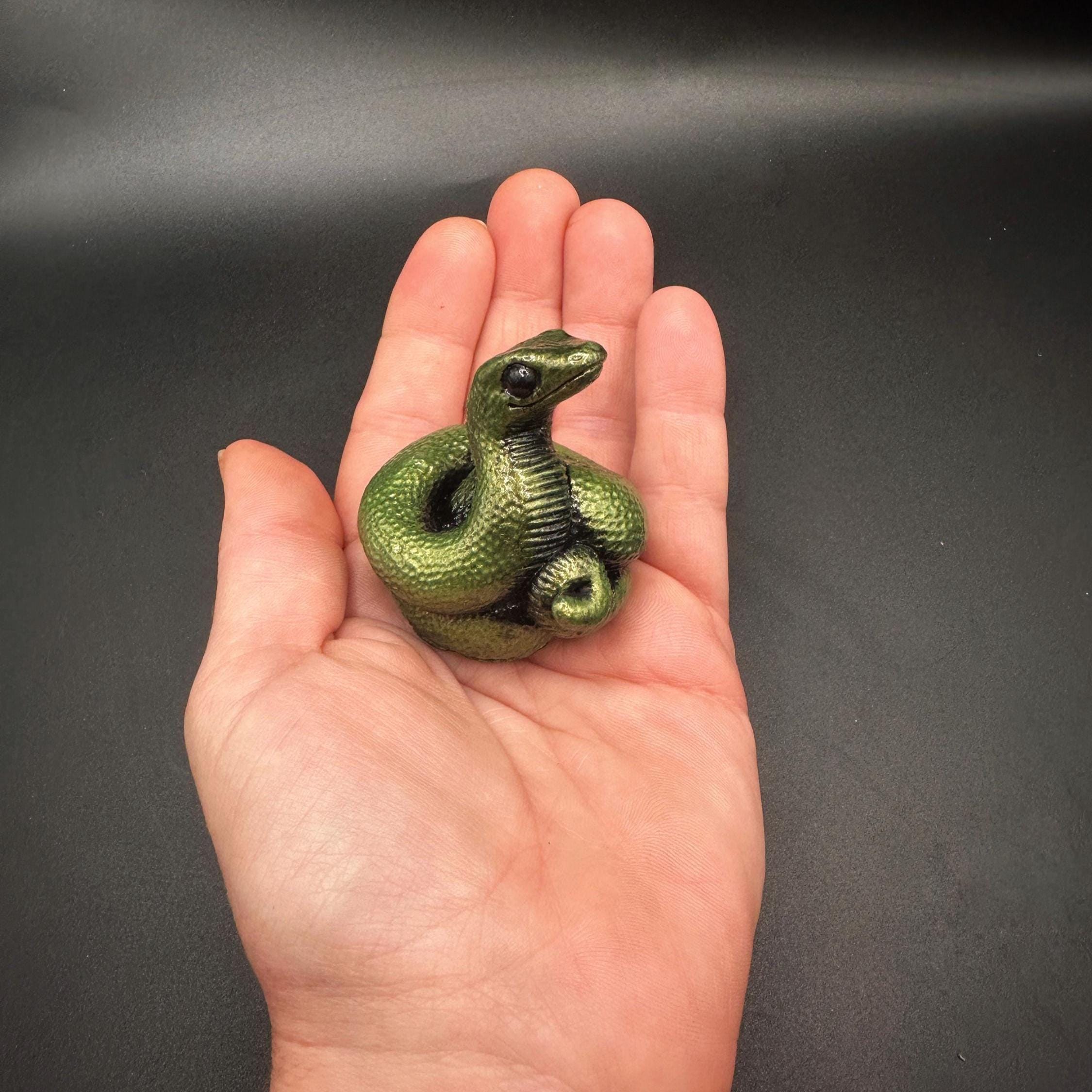 Snake Statue, Serpent Garden Decor, Planter Accessory - Etsy