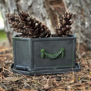 Coffin Planter Pot With Drainage, Indoor or Outdoor - Etsy