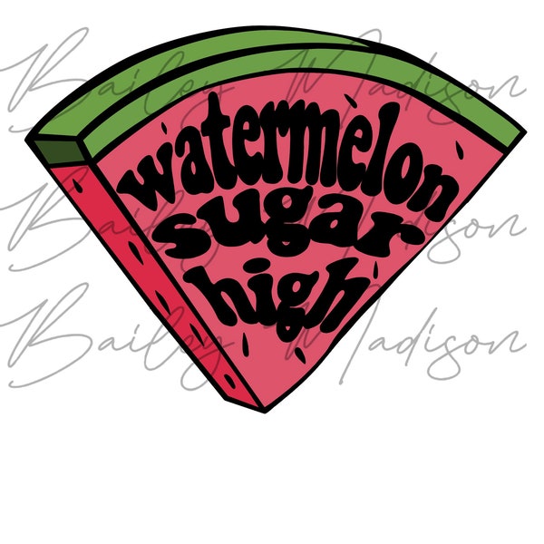 Watermelon Sugar Png - Etsy