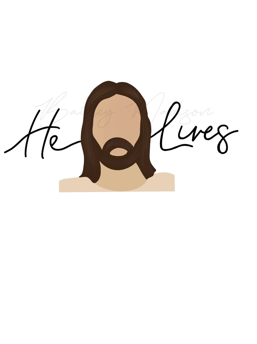 He Lives PNG Sublimation Design - Etsy