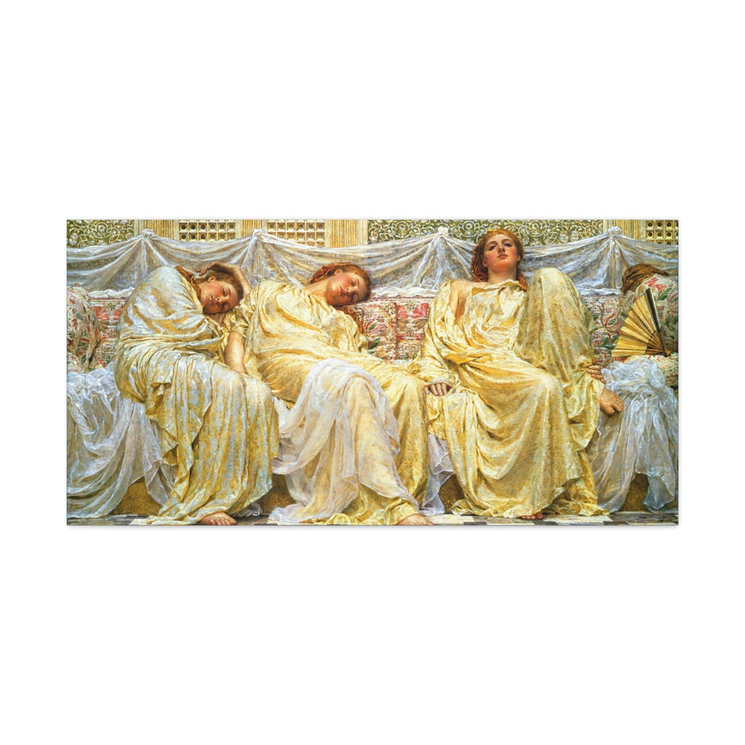 The Dreamers Artist Albert Joseph Moore Renaissance Style - Etsy UK