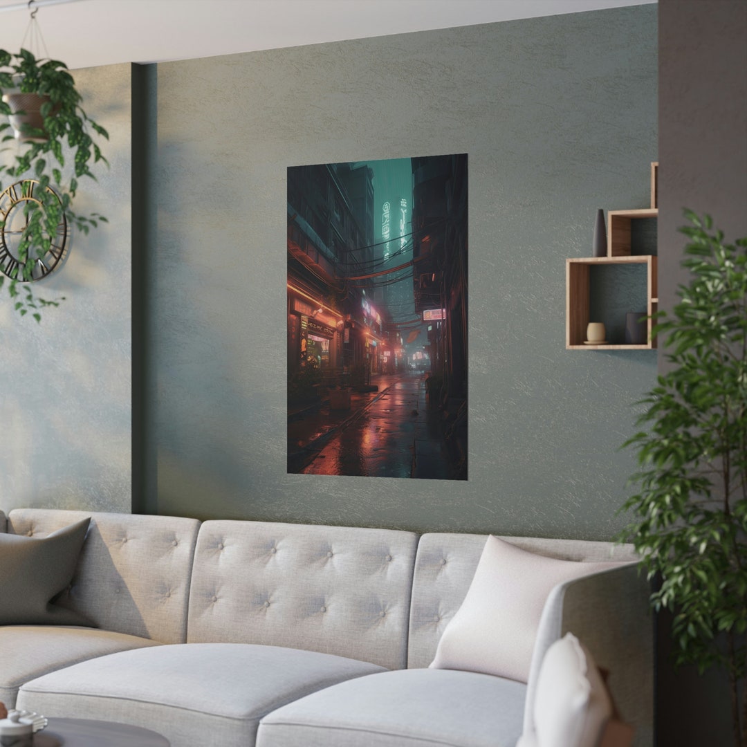 Cyberpunk Alley, Blade Runner Art, Cyberpunk Art, Futuristic Art, Sci ...