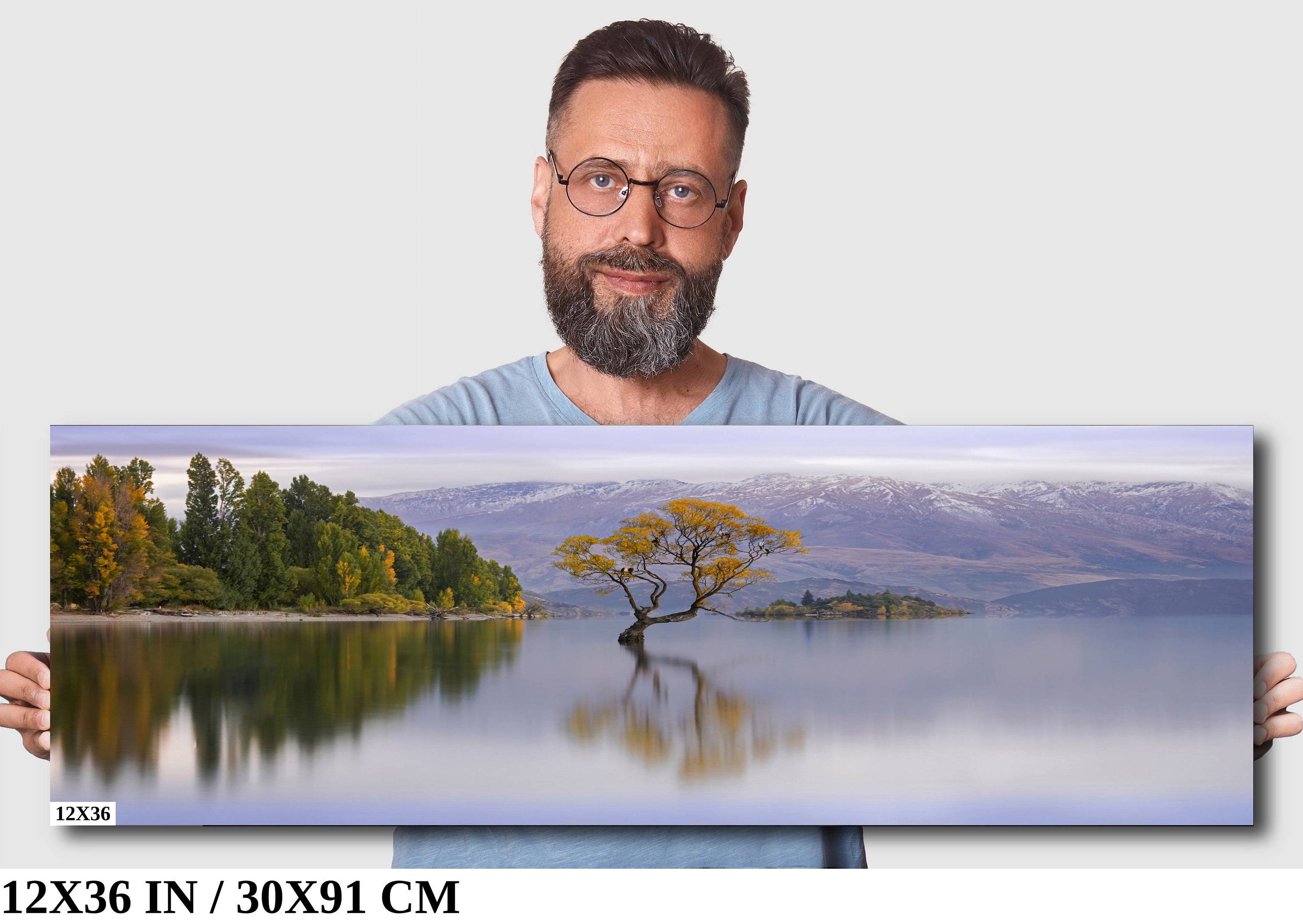 That Wanaka Tree at Sunrise Breathtaking Sunrise Print Glossy Paper ...