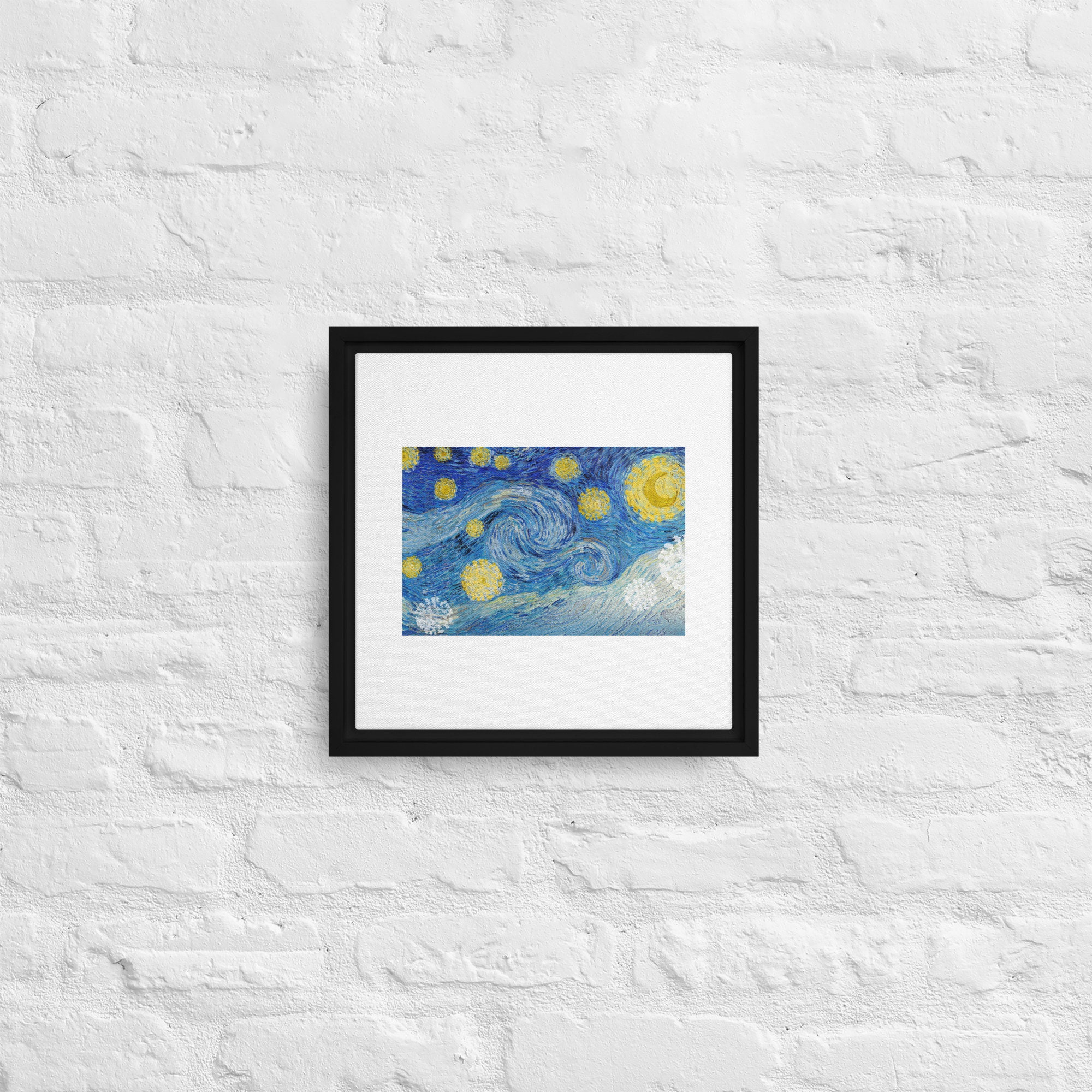 Vincent Van Gogh's "the Starry Night" Reproduction Variant in Framed ...