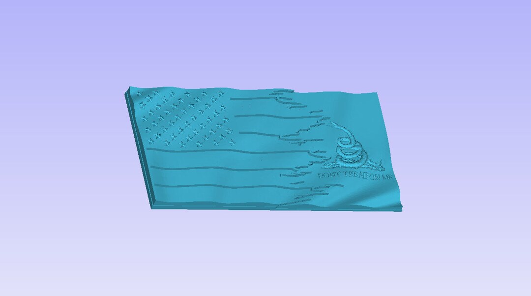 Wavy American and Gadsten Flag - Etsy