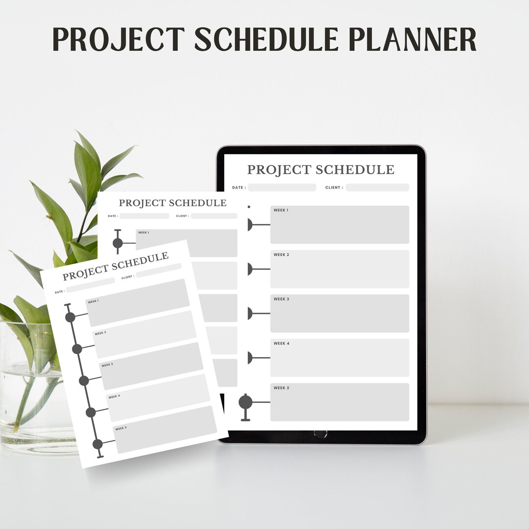 Project Planner Printable, Productivity Planner, Task Tracker, College ...