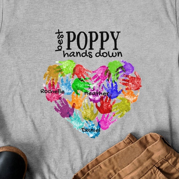Grandkids Hands and Names Svg - Etsy