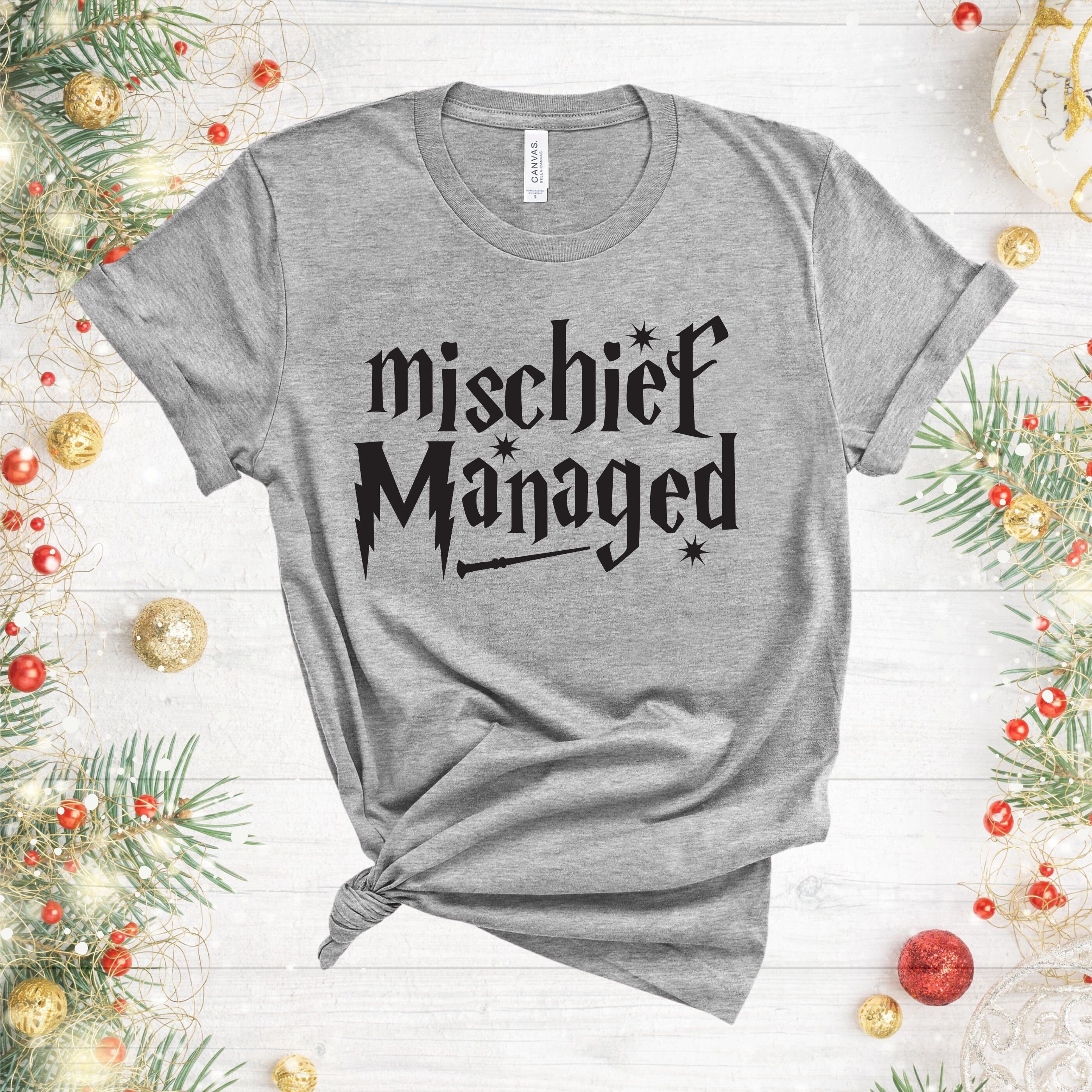 Mischief Managed Shirt, Wizard Teacher Shirt, Magical Shirt, Back to ...