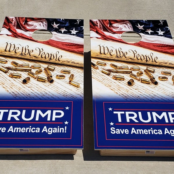 Trump Cornhole - Etsy