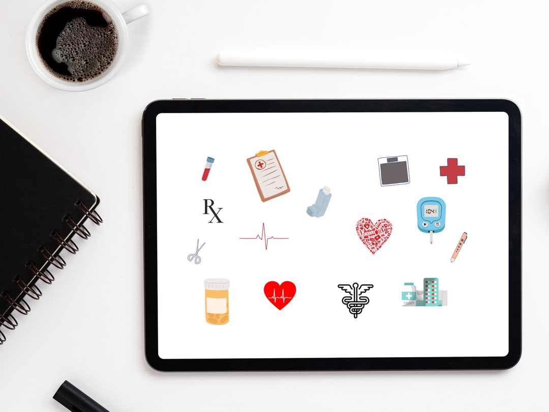 Nursing Digital Stickers for Goodnotes L Goodnotes Digital Stickers L ...