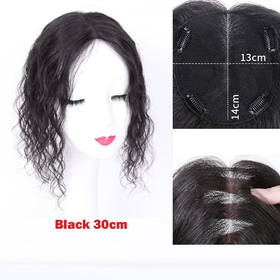 13x14cm Curly Human Hair Topperssummer Use Hair Toppersshort - Etsy
