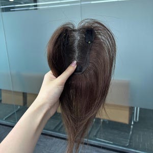 Handcrafted Breathable Hair Topper – Natural Look & Feel, 8x11cm Size ...