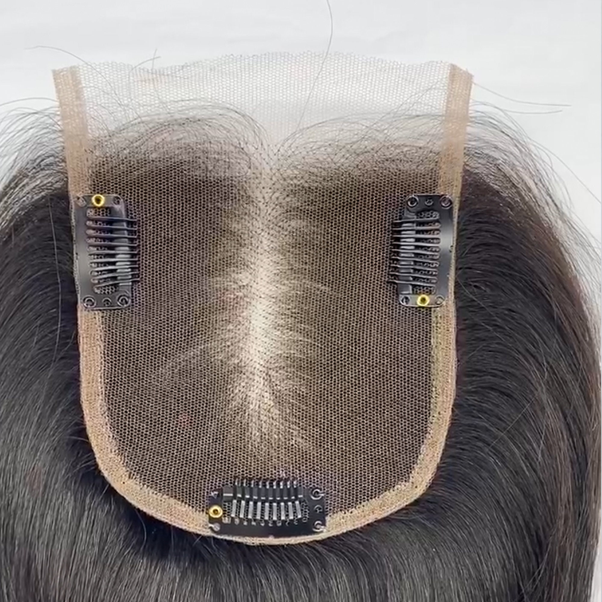 4x4 HD Lace Human Hair Toppers,natural Forehead Hairline,breathable ...