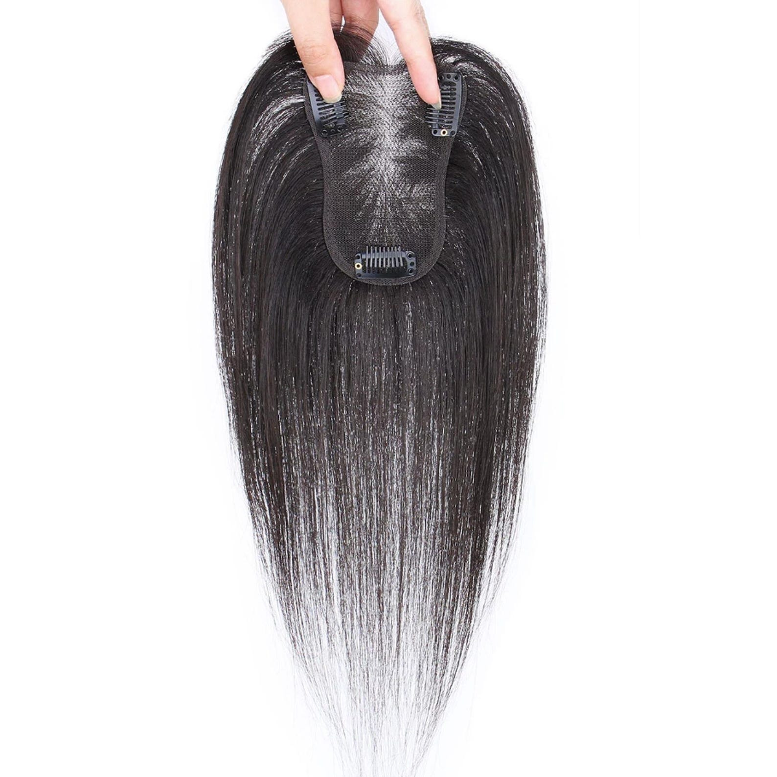 Handcrafted Breathable Hair Topper – Natural Look & Feel, 8x11cm Size ...