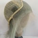 13x4 Lace Front Hair 12 Inches Human Hair Wigs, Grey Color Short Bob ...