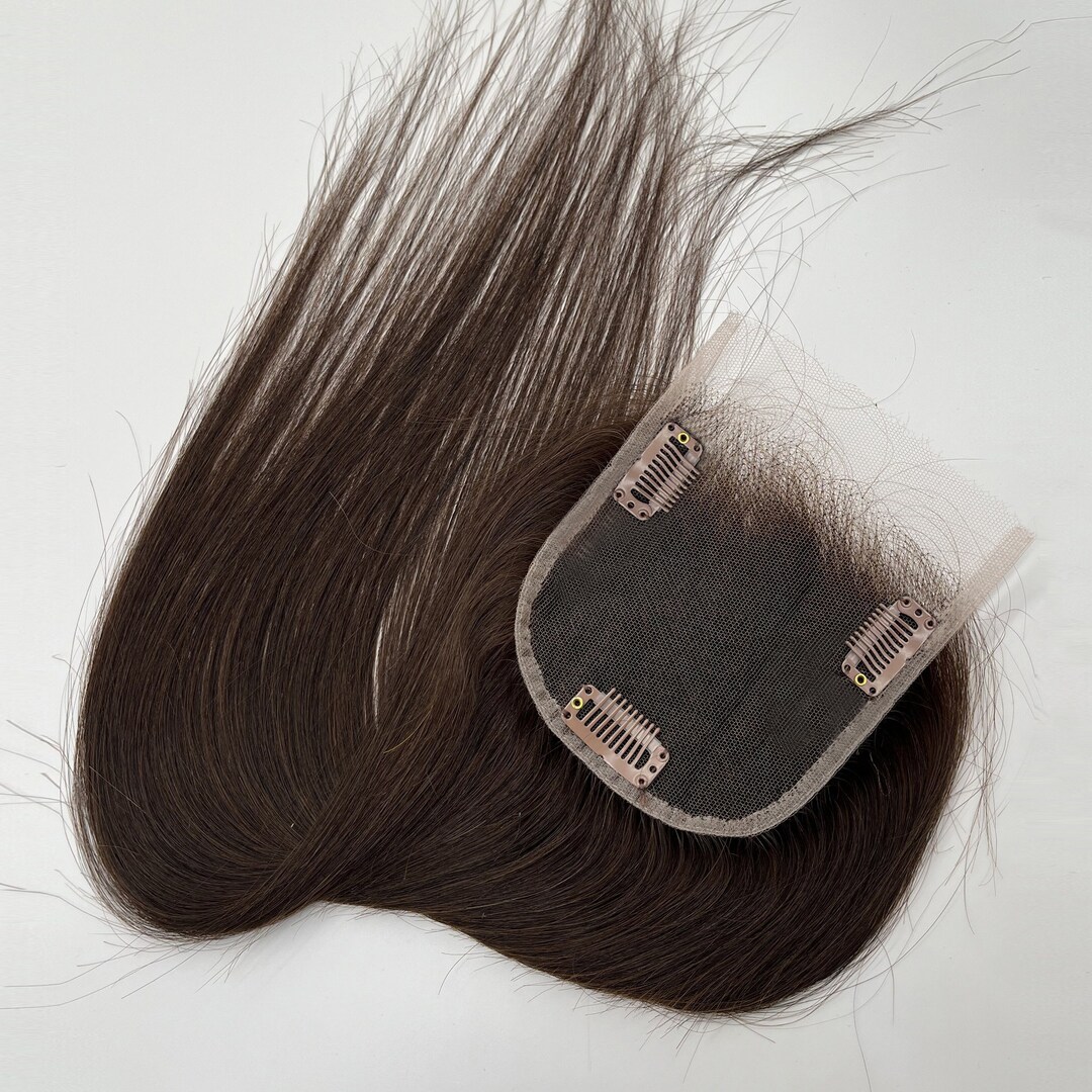 4x4" HD Lace Human Hair Toppers,natural Forehead Hairline,breathable ...